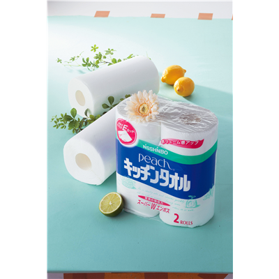 日清紡 キッチンタオル2ロール｜業界最安値·要見積、販促品王国 販促品やノベルティ、粗品、景品の卸売りサイト